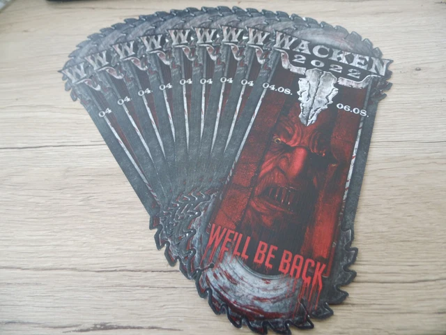 WACKEN FANTICKET 2022 Collector's Ticket Ticket Souvenier Ticket ...