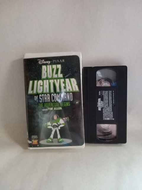 DISNEY PIXAR BUZZ Lightyear Of Star Command The Adventure Begins VHS ...