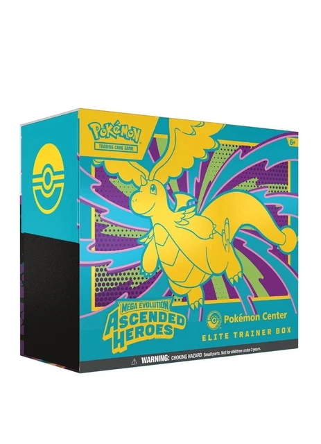 POKÉMON TCG: MEGA Ascended Heroes, POKEMON CENTER ETB elite trainer box ...