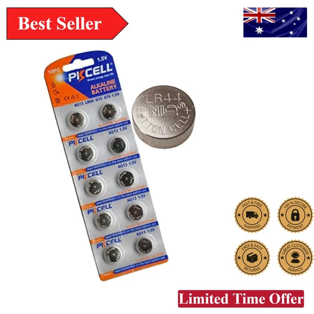 VALUE 10-PACK ALKALINE Button Cells - 1.5V for Reliable Device ...