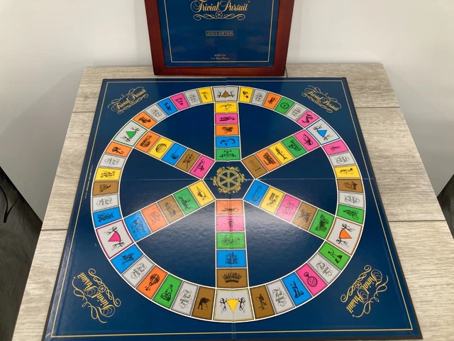 TRIVIAL PURSUIT PARKER Bros Genus Edition Complete Trivia Game 1981 ...