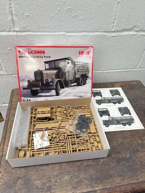 ICM MODEL KIT - Ww2 German Army Truck Khd S3000 1/35 £9.99 - PicClick UK