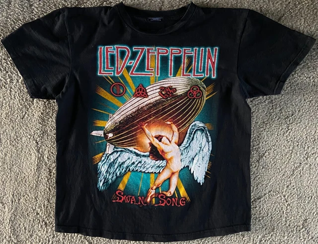 LED ZEPPELIN SWAN Song pre-loved T-Shirt official merch size = S £7.55 ...