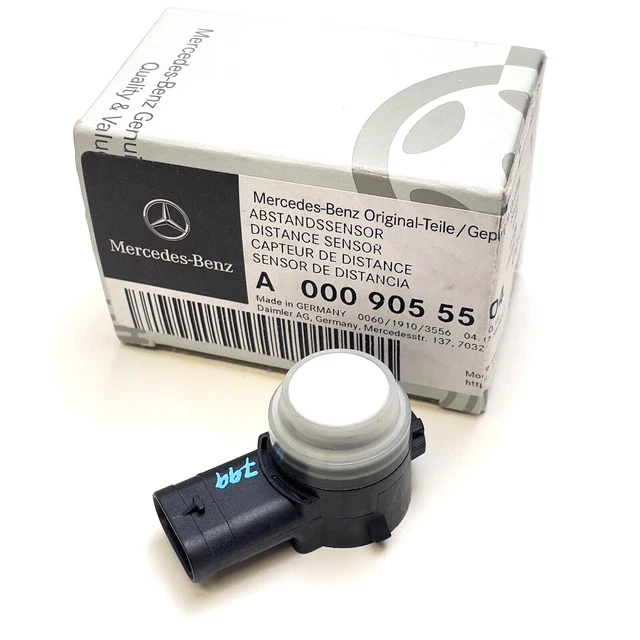 NEW GENUINE MERCEDES W213 W205 W167 Parking Sensor White 799 A C E GLC ...