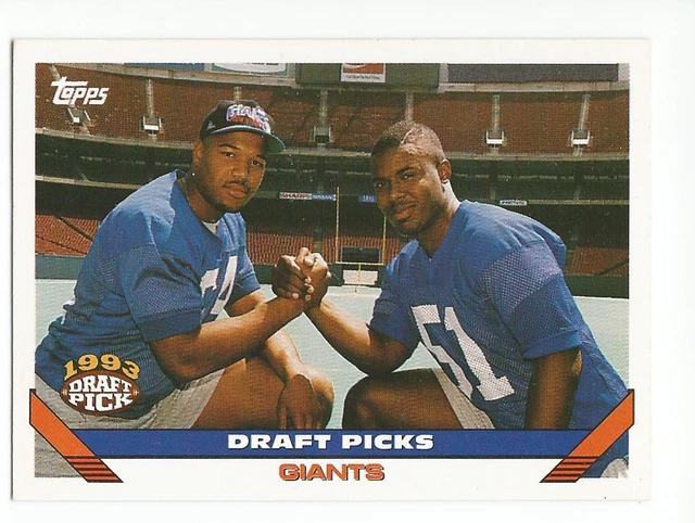 MICHAEL STRAHAN 1993 Topps DRAFT PICKS ROOKIE carte #275 New York ...