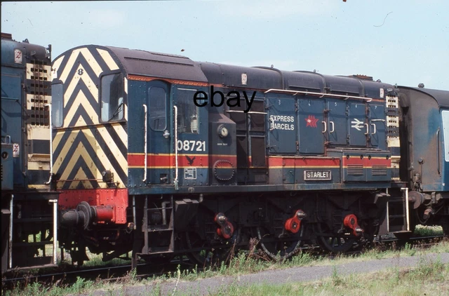 35MM RAILWAY SLIDE - BR Express Parcels Class 08 08721 'Starlet ...
