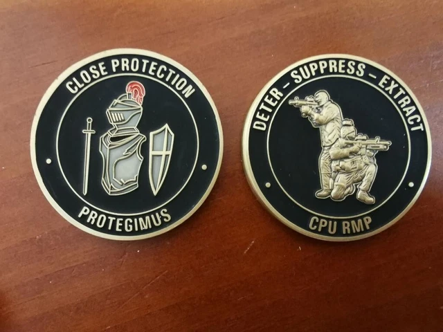 ROYAL MILITARY POLICE (RMP) Close Protection Unit (CPU) Challenge Coin ...