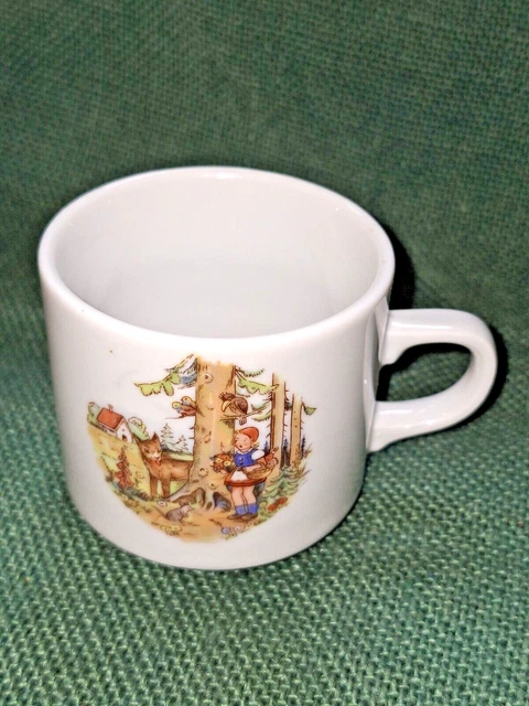 ALTE KINDER TASSE DDR Porzellan - KAHLA - Rotkäppchen und der Wolf EUR 16,90 - PicClick DE
