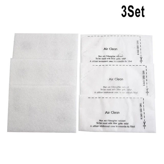 6 X-SUPER AIR Clean & Motor Filters Sf-SAC 20/30 Vacuum Cleaner 3944711 ...