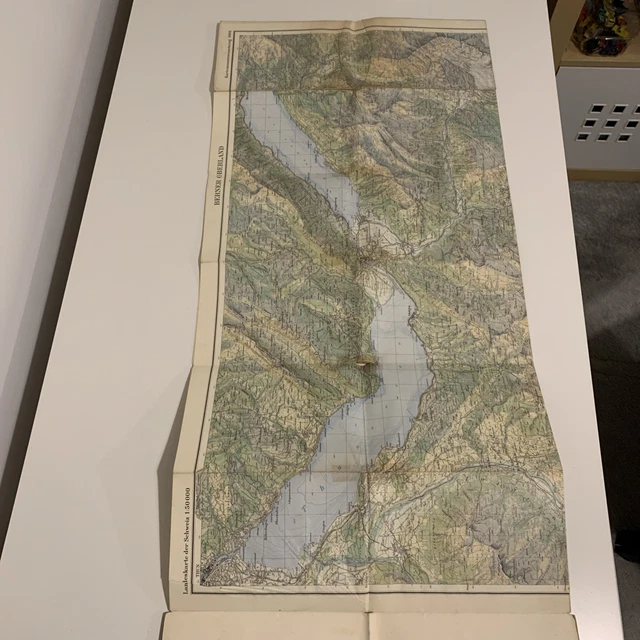 VINTAGE BERNER OBERLAND, BLATT 5004 Map 1966 £16.14 - PicClick UK
