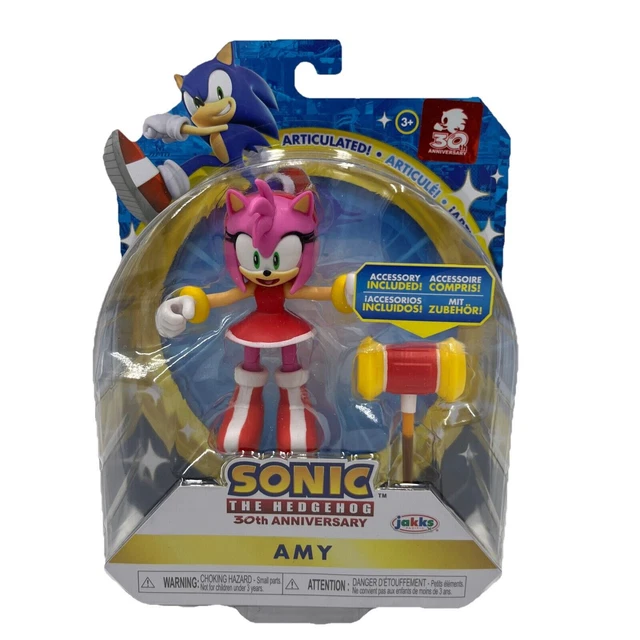SONIC THE HEDGEHOG - AMY Articulated Jakks Figure 'New & Sealed' £16.88 ...