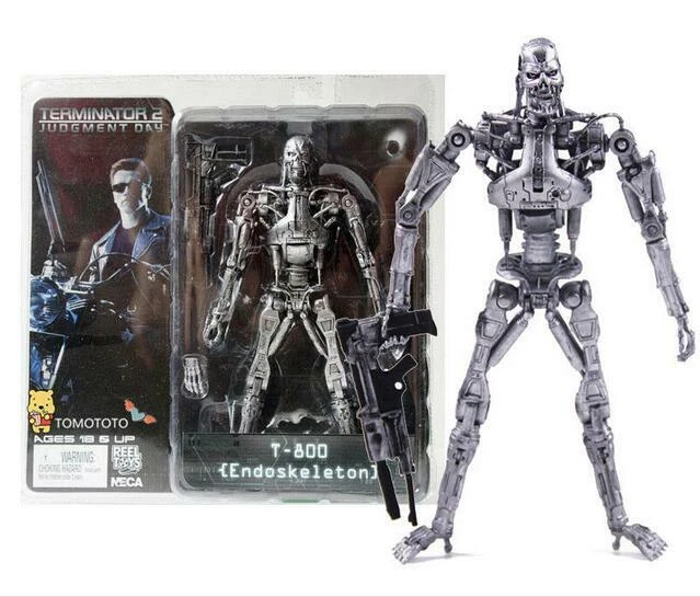 TERMINATOR 2 JUDGMENT Day Model T-800 Endoskeleton PVC Action Figures ...