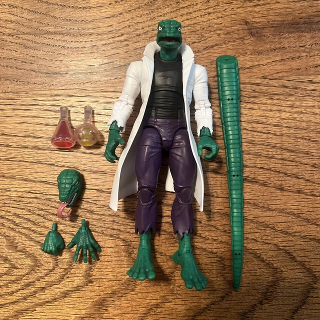 MARVEL LEGENDS SPIDER-MAN Retro Lizard Action Figure Walmart Exclusive ...