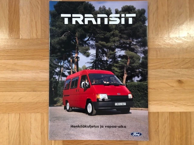 PROSPECTUS FORD TRANSIT mk3 1989 brochure brochure catalog catalog £9. ...