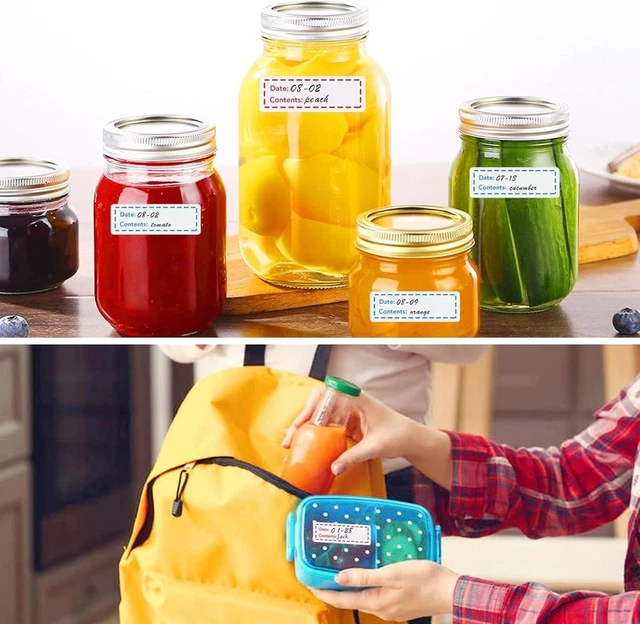 FREEZER LABELS,300PCS REMOVABLE Labels for Food containers,Adhesive ...