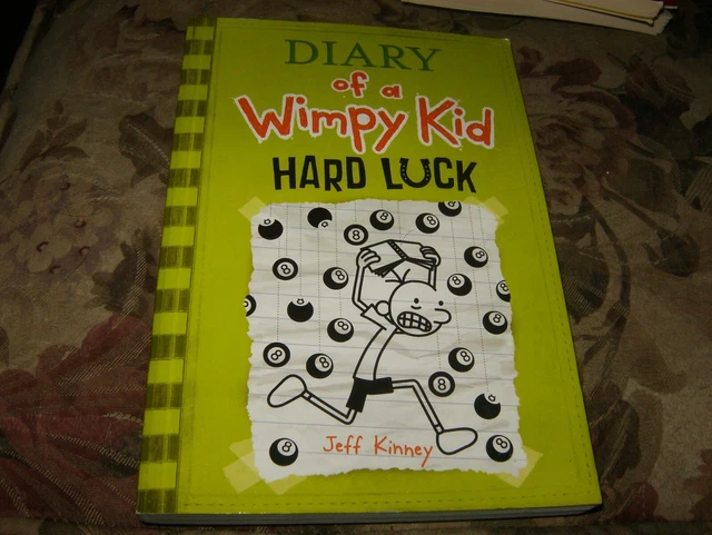 DIARY OF A Wimpy Kid Hard Luck by Jeff Kinney Softcover Book#8, Good ...