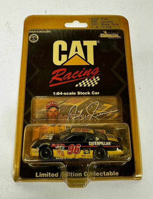 1997 ACTION DAVID Green #96 Caterpillar Cat 1:64 Monte Carlo NASCAR ...