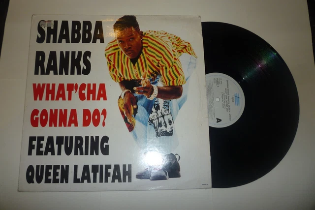 SHABBA RANKS FEATURING QUEEN LATIFAH - What' Cha Gonna Do - 1992 Dutch ...