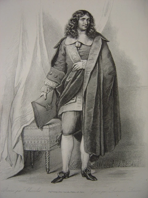 GRAVURE PORTRAIT DE Jean-Baptiste COLBERT EUR 9,90 - PicClick FR