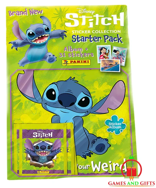 PANINI DISNEY STITCH Collection Starter Pack: Album +31 stickers NEW £9 ...