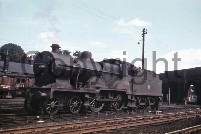 ORIGINAL 35MM COLOUR SLIDE BR STEAM EX-LMS 2P 40576 DUMFRIES 1959 #4496 ...