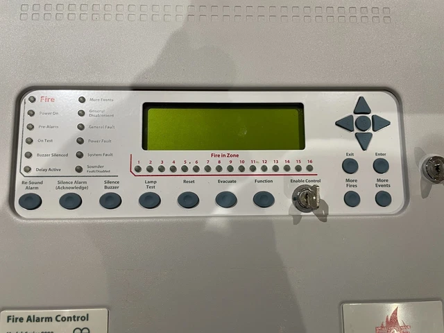 KENTEC 16 ZONE Syncro AS Lite LH80161M2 Addressable Fire Alarm Panel £ ...