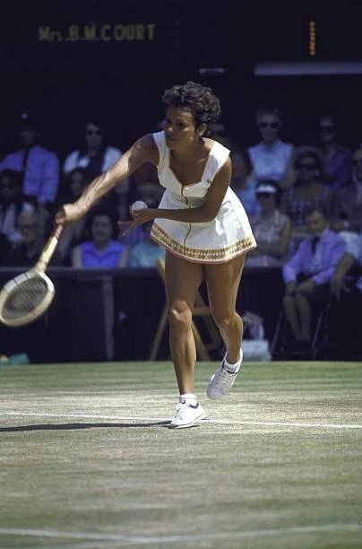 WIMBLEDON, AUS EVONNE Goolagong Cawley in action during finals mat ...