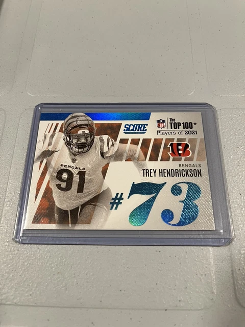 2022 SCORE CARD Nfl Top 100 Players Of 2021 Ssp Case Hit Trey ...