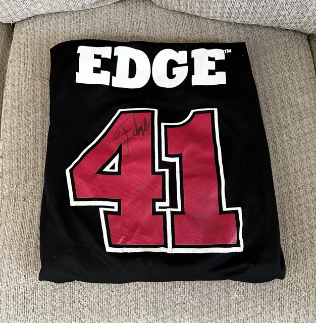 VINTAGE WWF WWE Signed Autographed Jersey Edge World Wrestling ...
