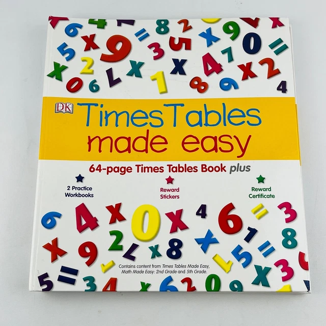 TIMES TABLES MADE Easy Book Plus Practice Workbooks Learning ...