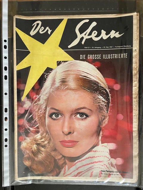DER STERN★HEFT #21 v. 25.5.1957★Gudula BLAU★D. BORSCHE★Zsa Zsa GABOR ...