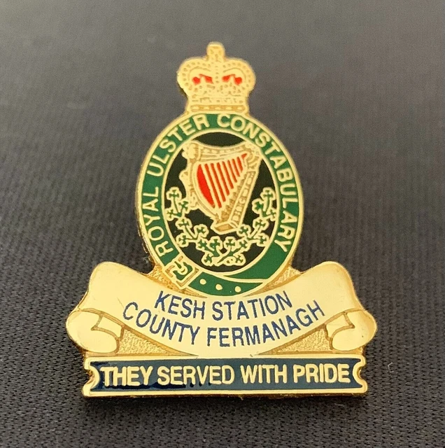 KESH CO. FERMANAGH ROYAL ULSTER CONSTAB. STATION RUC POLICE psni irish ...