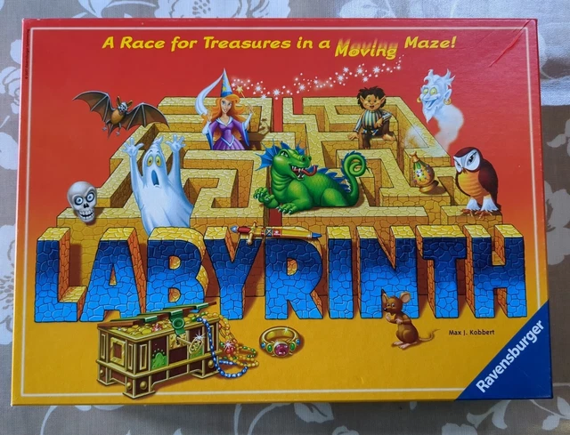 RAVENSBURGER LABYRINTH TILE Maze Board Game 2007 - 100% Complete ...