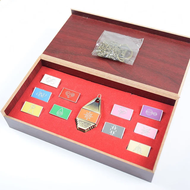 DIGITAL MONSTER BADGE Necklace Digimon Adventure Tag Crests Box ...