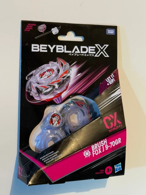 HASBRO TAKARA TOMY Beyblade X Fox Brush J9-70GR Jaggy Gear Rush ...