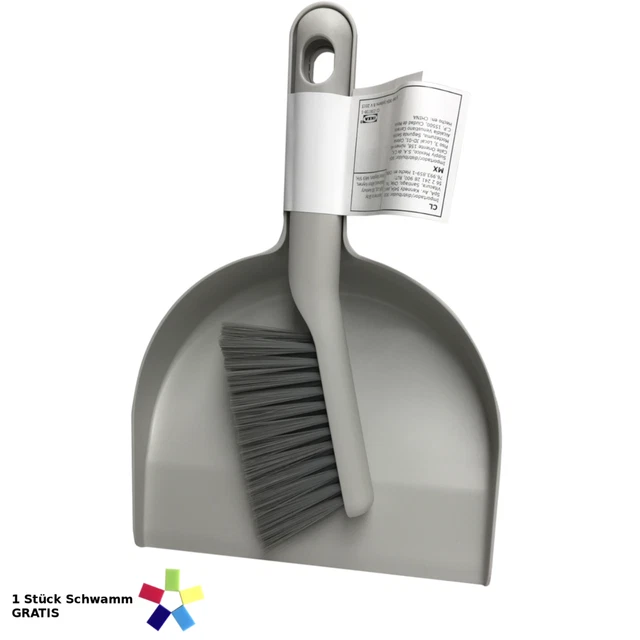 IKEA PEPPRIG KEHRGARNITUR Kehrset Schaufel Besen Handfeger Handschaufel ...
