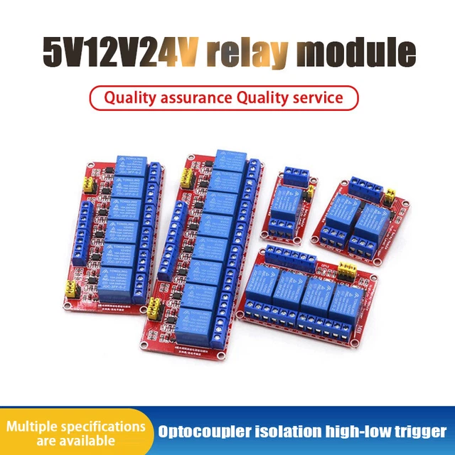 Relay Module Optocoupler Isolation High And Low Level Trigger