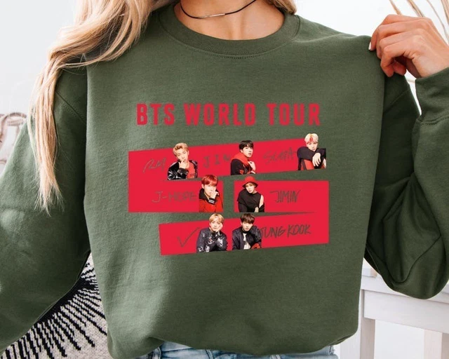 BTS WORLD TOUR 2026 Sweatshirt, BTS Concert 2026 Sweatshirt £28.70 ...