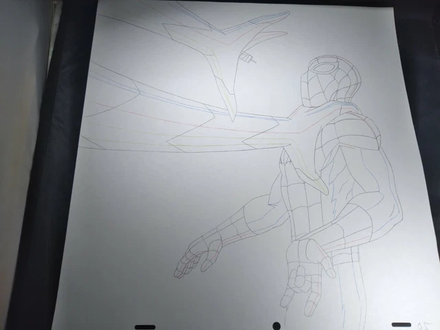 MARVEL ANIMATION CELS Production Art Marvel Comics ULTIMATE SPIDERMAN ...