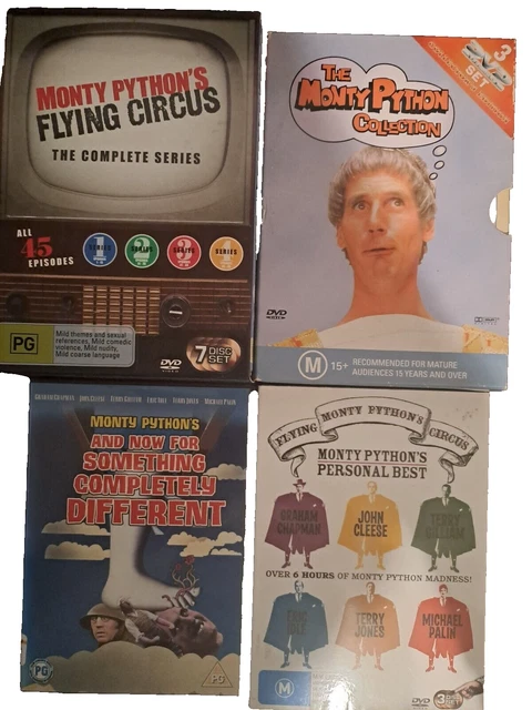 MONTY PYTHON DVD Bundle R4 R2 Flying Circus, Life of Brian, Holy Grail ...