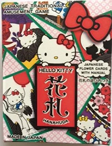 JOLIE VERSION JAPONAISE populaire Hanafuda Hello Kitty. avec manuel en ...