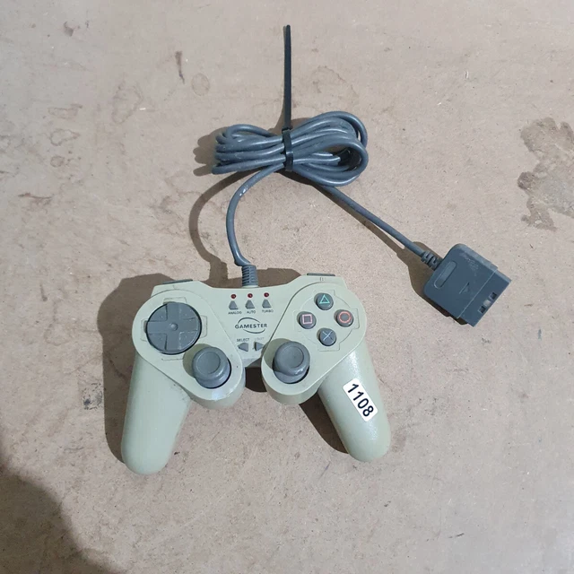 GAMESTER GRAY WIRED Portable Ergonomic Game Controller For Sony ...