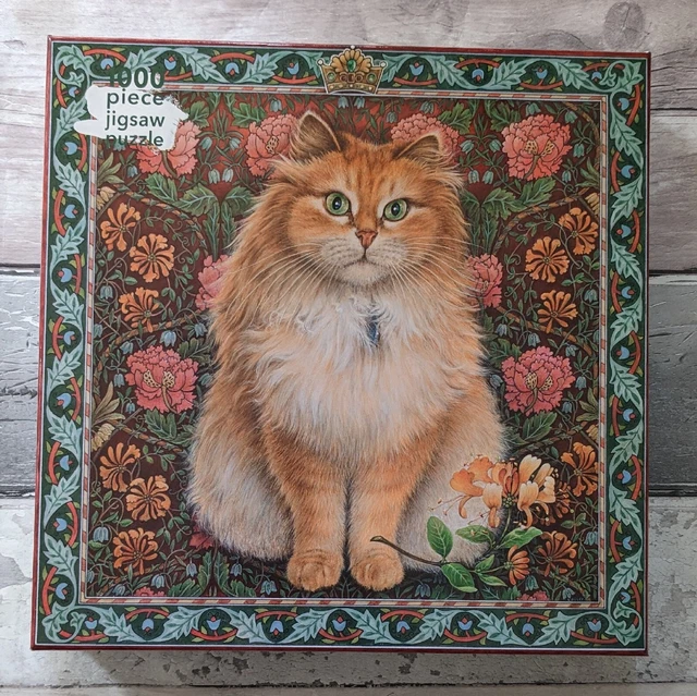 1000 PIECE JIGSAW Puzzle, Cat, Lesley Anne Ivory - Blossomire, Flame ...