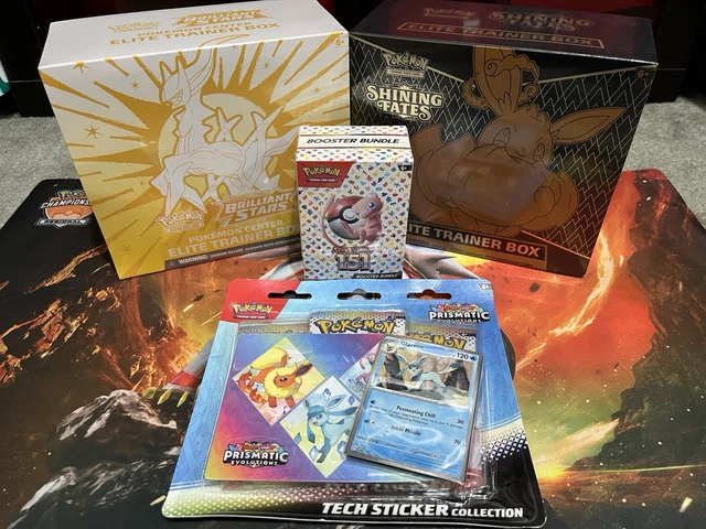 POKÉMON TCG PRISMATIC Evolutions 151 Shining Fates Brilliant Stars ...