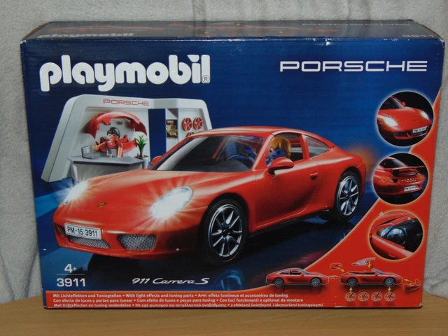 PLAYMOBIL PORSCHE 911 Carrera S Set de Voiture avec Atelier (3911) EUR ...