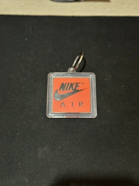 NIKE AIR HANG TAG ~RETRO~ 90s ORANGE KEYCHAIN jordan max III IV 1 90 ...