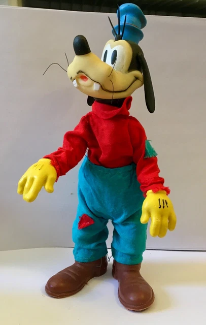 VINTAGE WALT DISNEY c/w TAG GOOFY 1960'S STOCK # 0223-3003. 9" T R ...