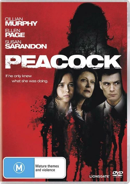 PEACOCK (DVD, 2010) Cillian Murphy, Elliot Page, Susan Sarandon, Josh ...