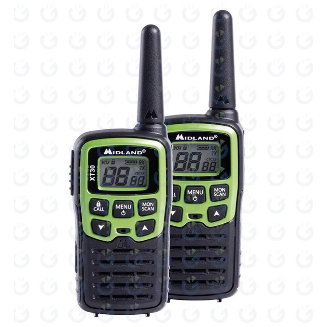 MIDLAND XT30 DOUBLE Walkie Talkie Radio Émetteurs-récepteurs C1177 Noir ...