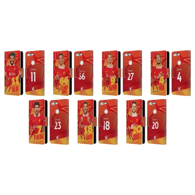 LIVERPOOL FC LFC 2024/25 First Team Pu Leather Book Case For Google ...